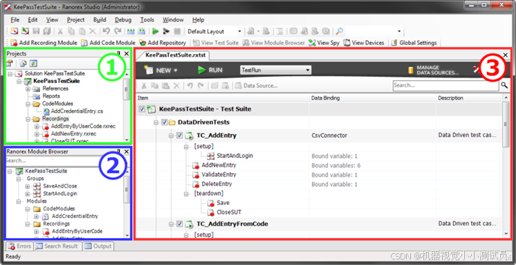 自动化测试工具Ranorex Studio（一）-布局-CSDN博客