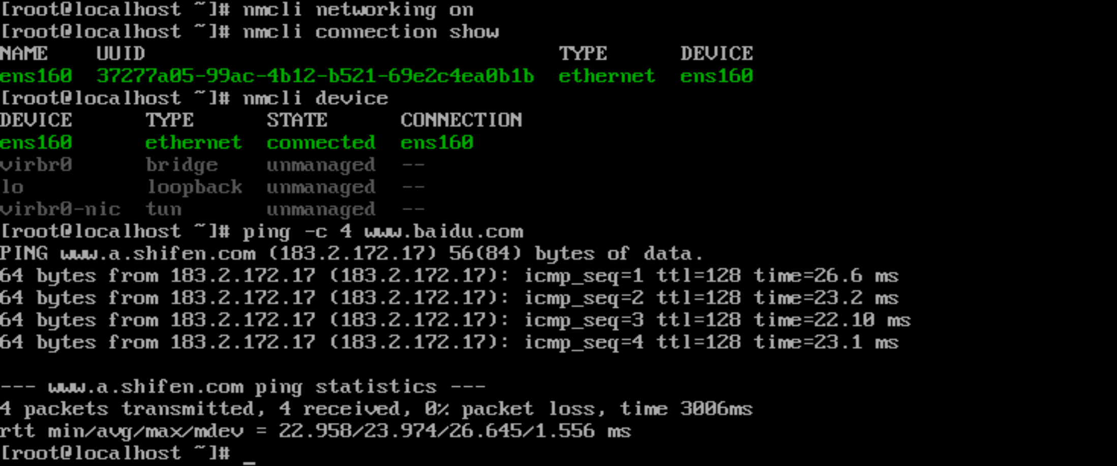 Centos8 启动网卡报错：Connection activation failed: No suitable device found for this connection._error ...