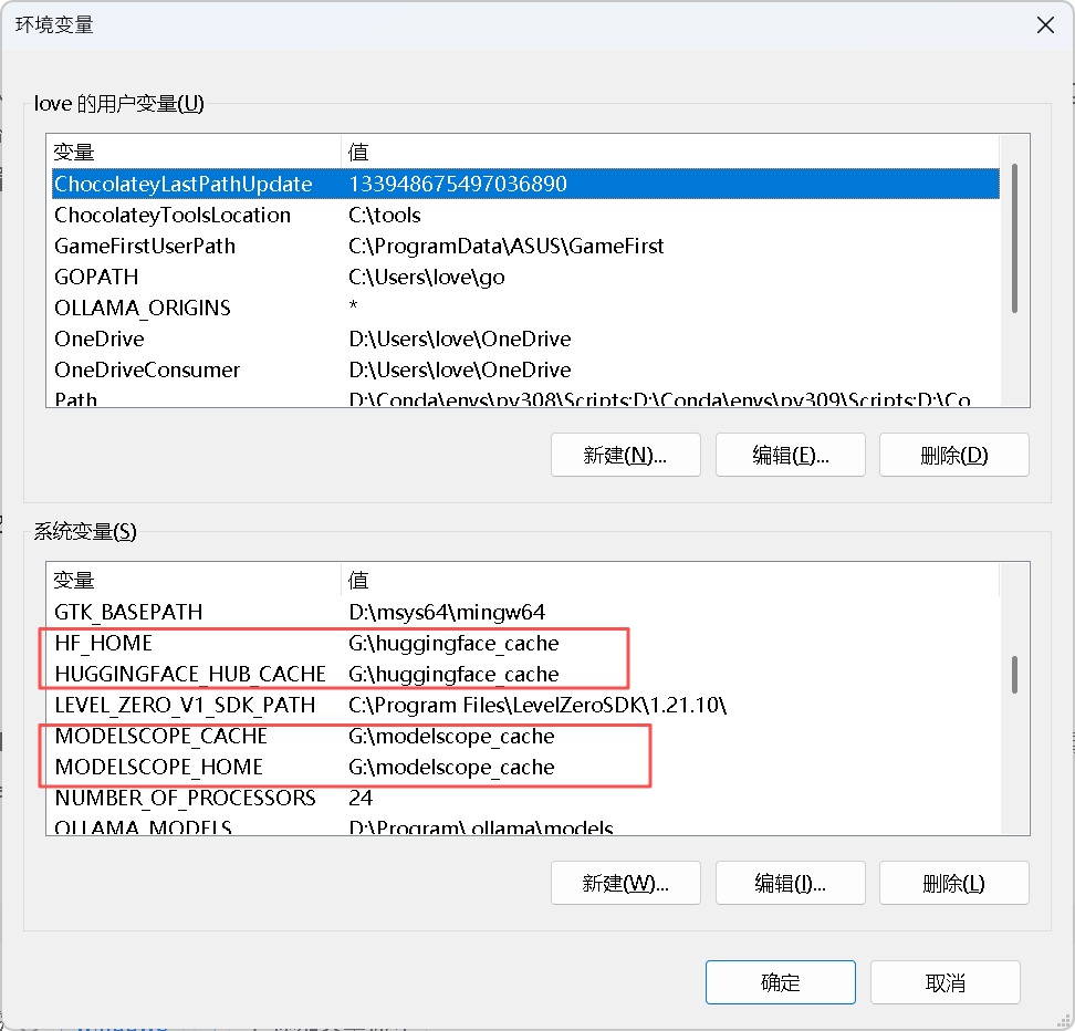 Windows 如何更改 ModelScope 的模型下载缓存位置？_modelscope windows下载-CSDN博客