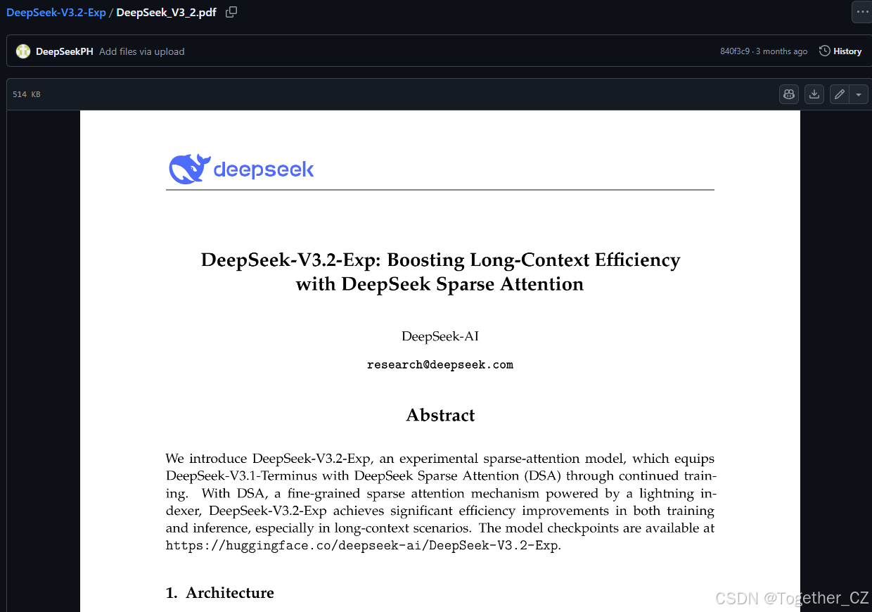 DeepSeek-V3.2-Exp: Boosting Long-Context Efficiency with DeepSeek ...