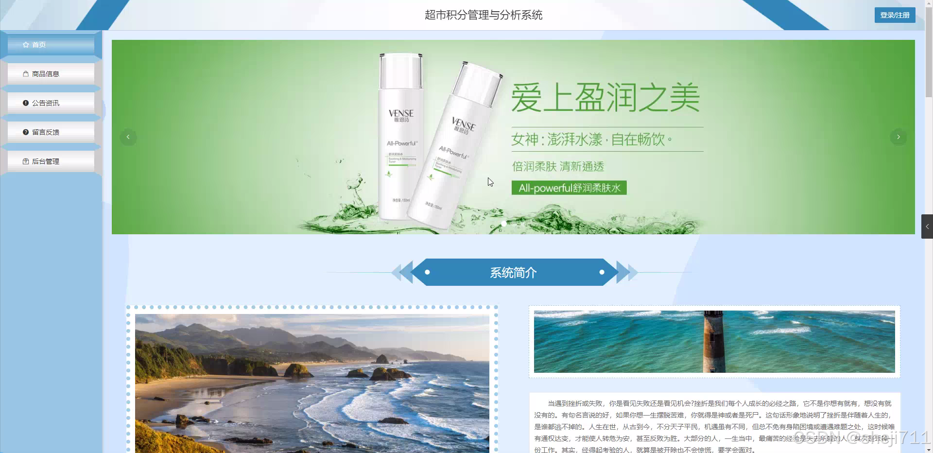 (开题)flask框架超市积分管理与分析系统(程序论文python) Csdn博客