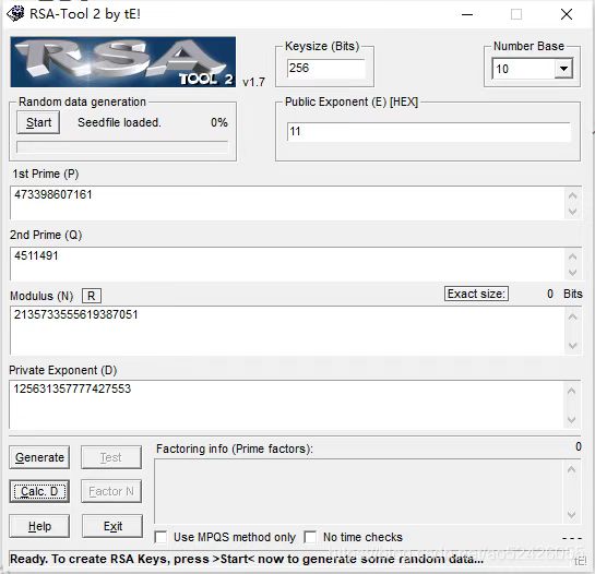 RSA解密_rsa 密文是十六进制-CSDN博客