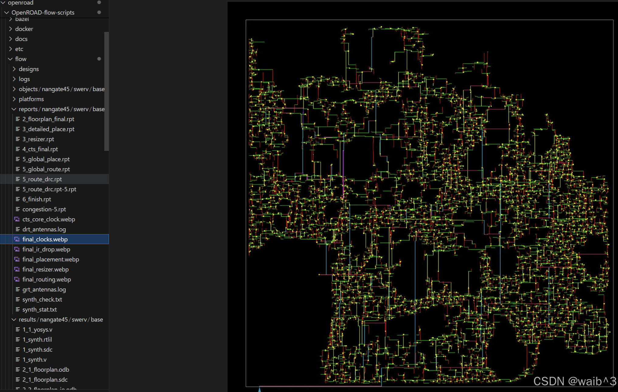 如何利用跑通openroad自带的flow脚本_openroad-flow-scripts-CSDN博客