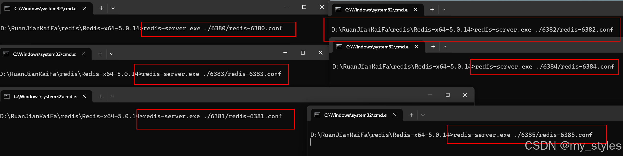 windows系统安装redis 集群，附带脚本和详细教程_windows安装redis集群-CSDN博客