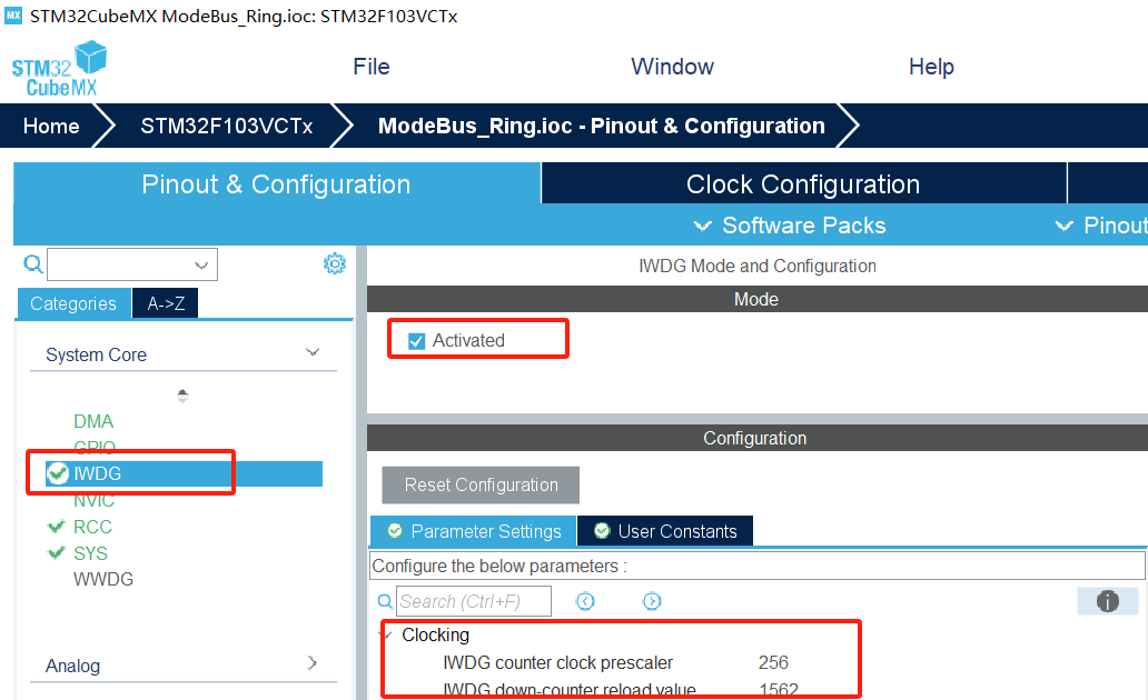 modebus RTU串口dma接收+环形缓冲区实现（STM32F103实现，stm32cubemx配置）_stm32cubemx modbus rtu-CSDN博客