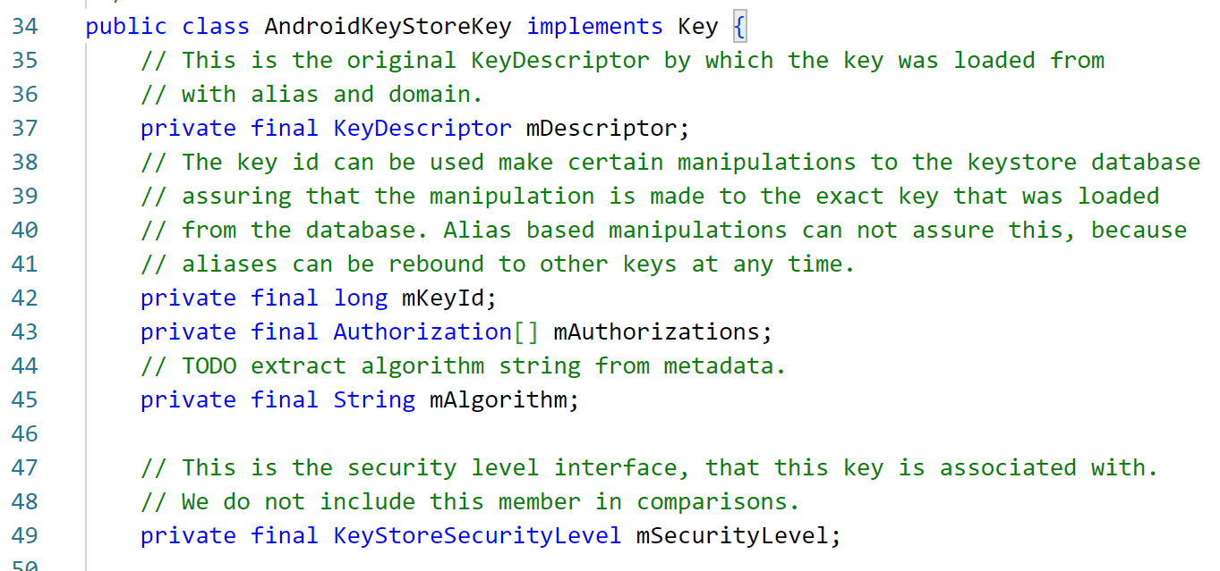 Android安全支付（3）-安全架构-KeyStore2-Key类簇和Spi类簇_androidkeystorespi-CSDN博客