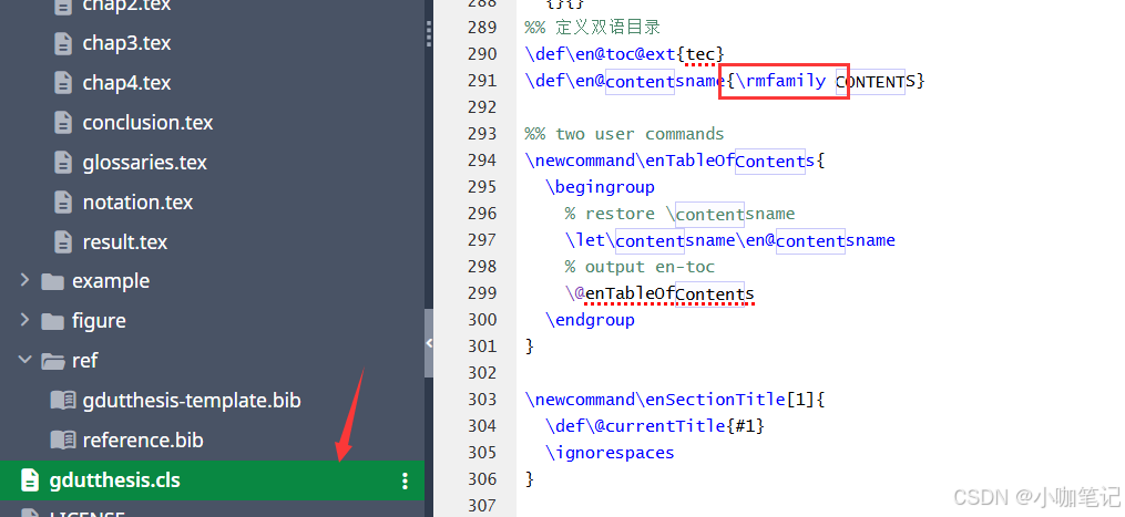 【gdutthesis模板】英文目录格式修改（参考Word版本）_英文版目录编写序号-CSDN博客