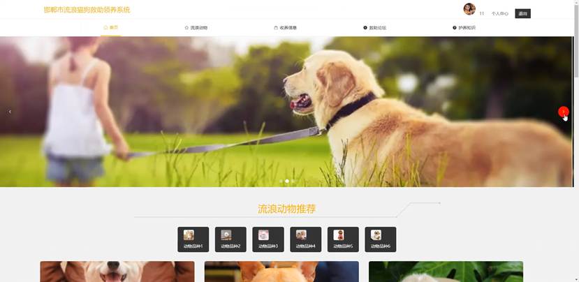 计算机毕业设计java邯郸市流浪猫狗救助领养系统 基于 Java 的邯郸流浪宠物救助领养平台设计 Java 驱动的邯郸流浪猫狗收养管理系统开发 Csdn博客