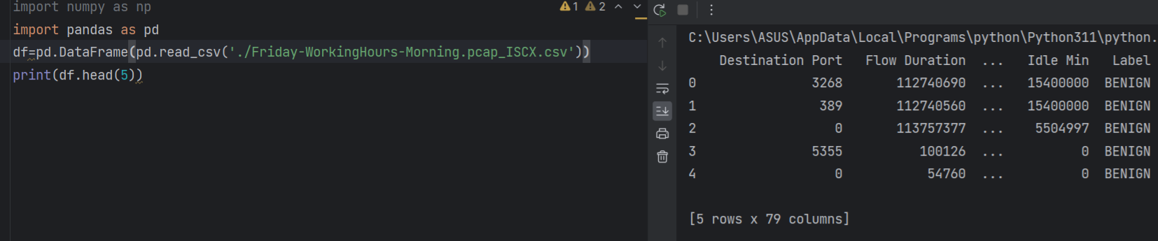 pandas处理大量数据时，终端显示不完全_pandas df显示不全-CSDN博客