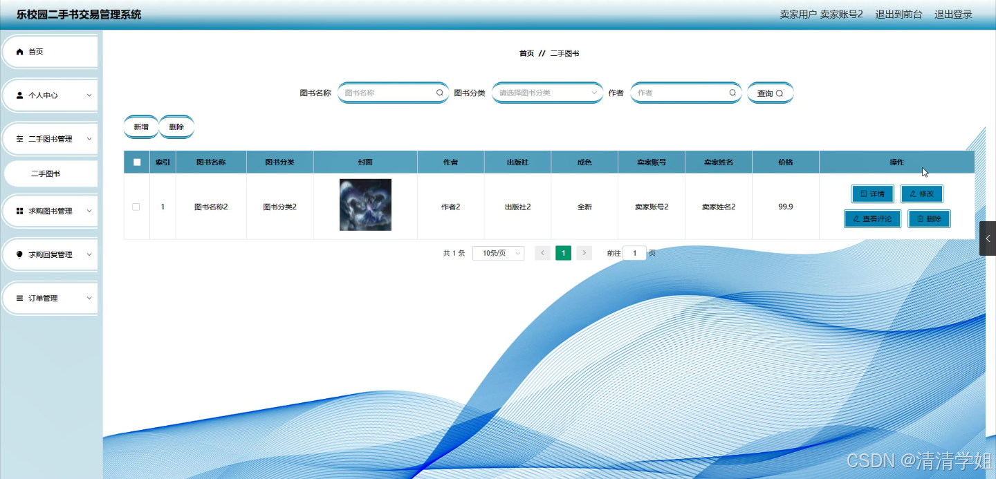 Java计算机毕业设计乐校园二手书交易管理系统(开题程序论文) Csdn博客