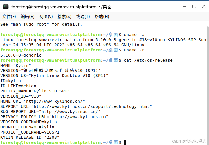 试装麒麟桌面系统V10-SP1_银河麒麟桌面操作系统v10 sp1-CSDN博客
