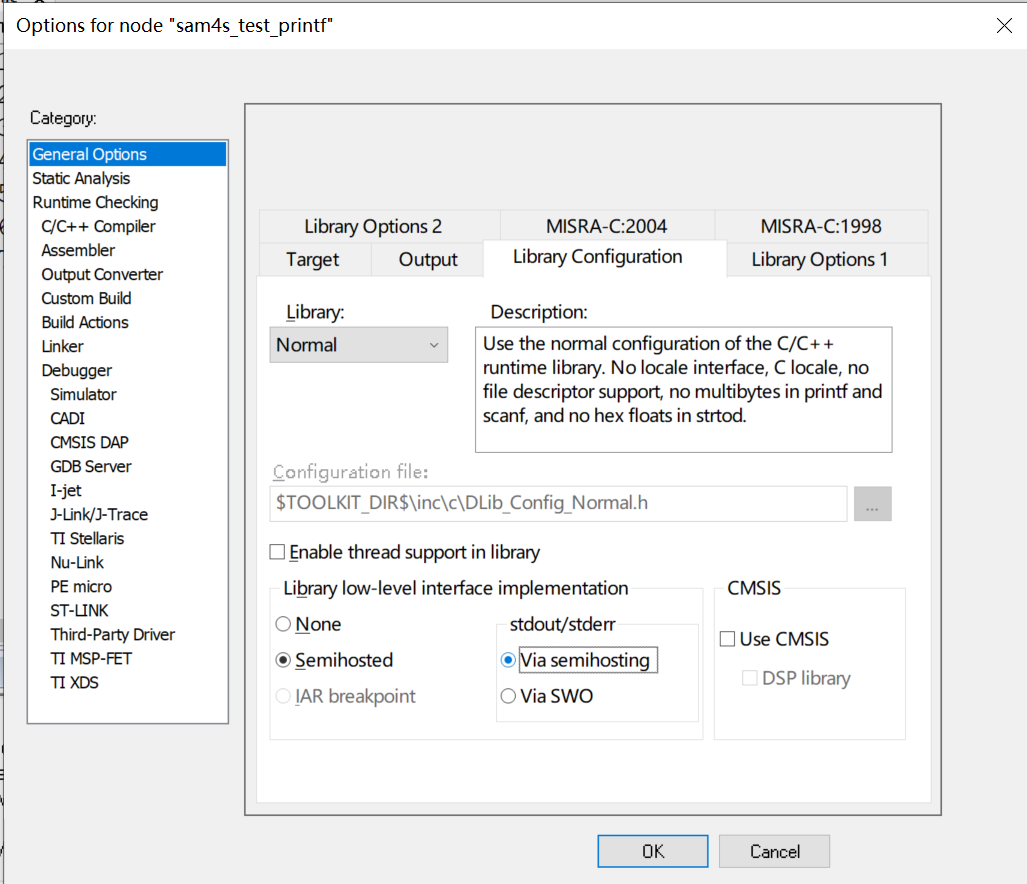 IAR 使用Terminal 完成printf输出设置_iar的printf函数输出到终端io上-CSDN博客