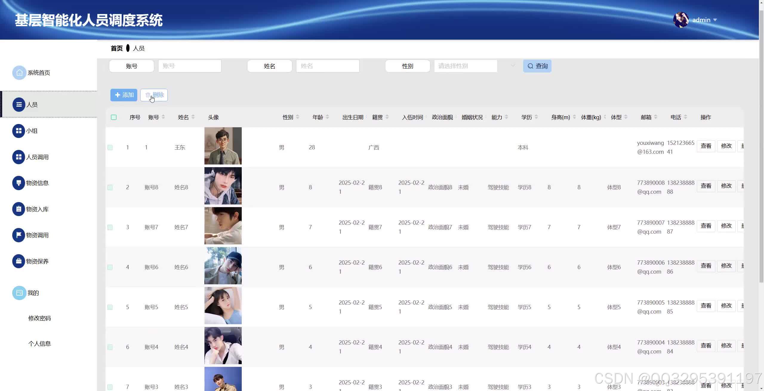 基于Springboot+Vue的基层智能化人员调度系统（源码+讲解视频+LW）-CSDN博客