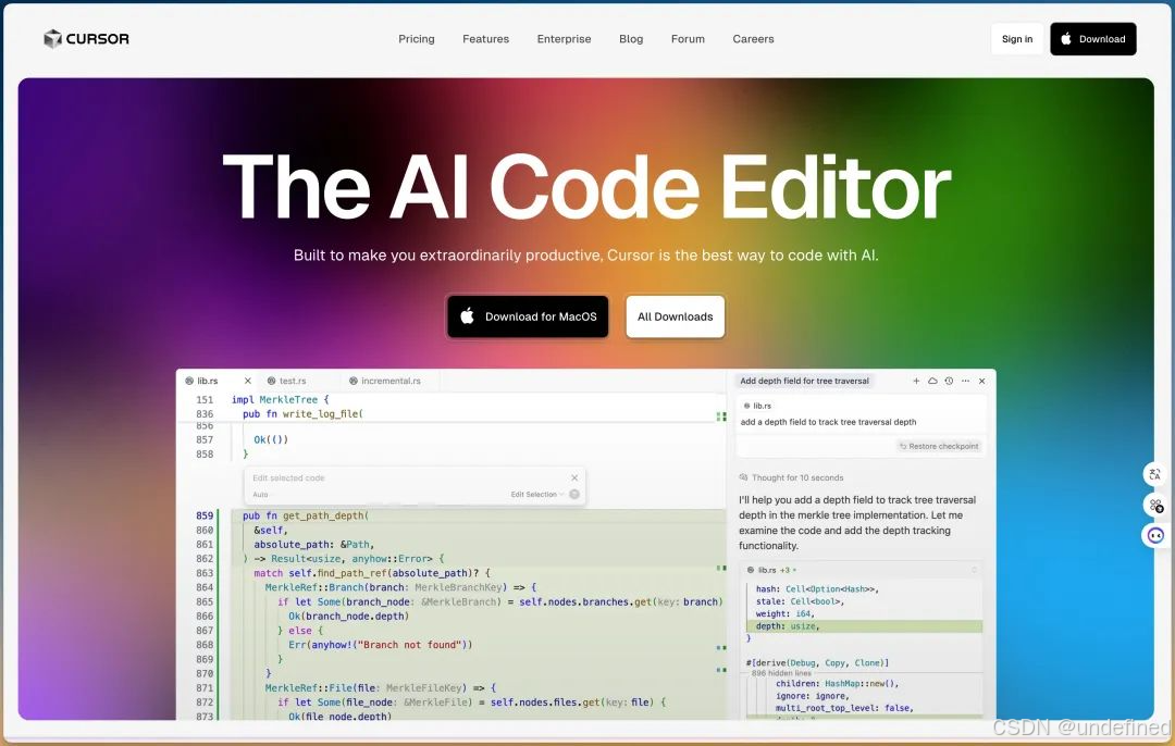新手必备！Cursor 1.0 完全上手指南：从零开始用 AI 玩MCP_cursor ai编程 mac使用-CSDN博客