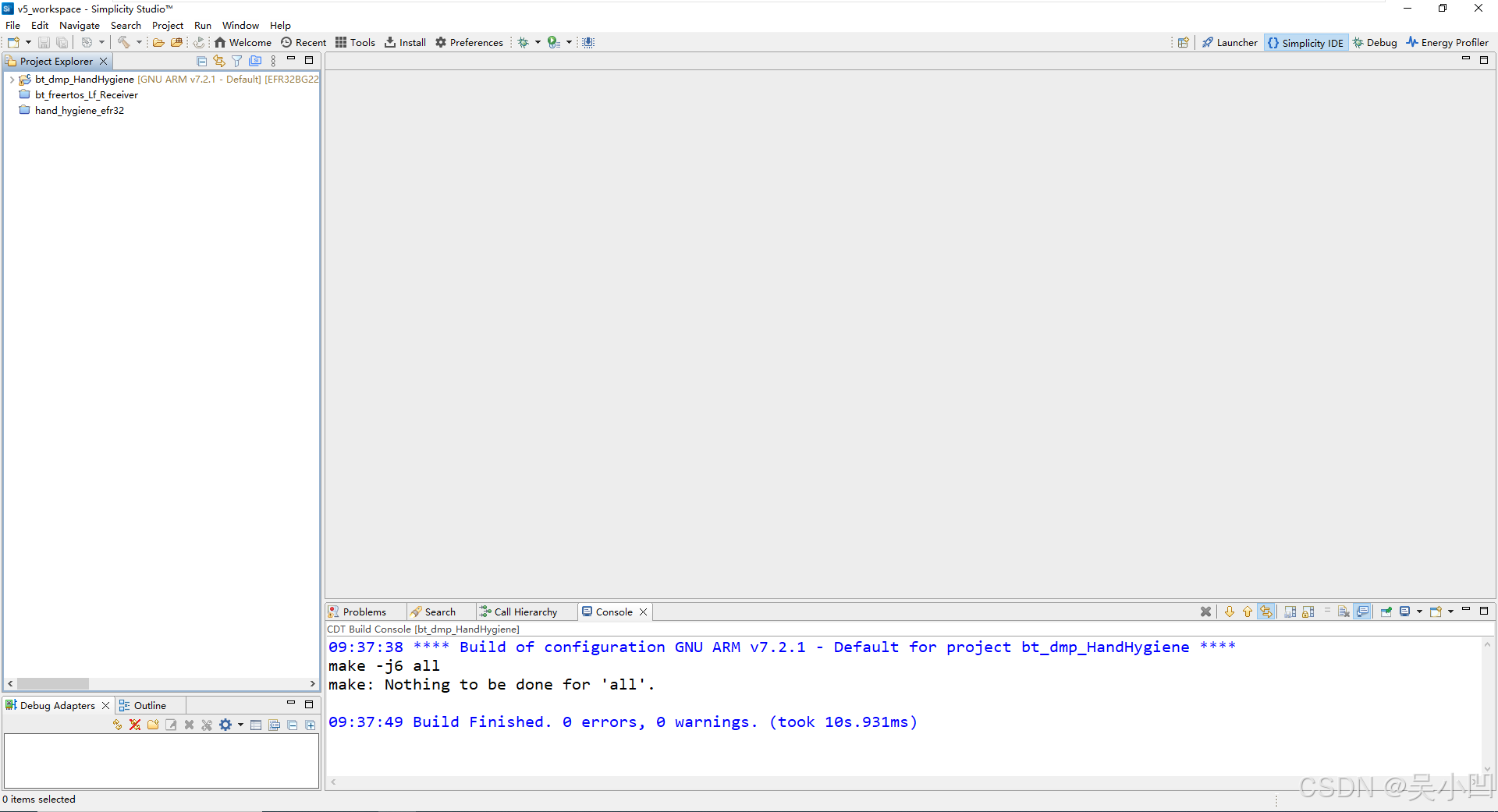 simplicity studio v5 恢复窗口布局。-CSDN博客
