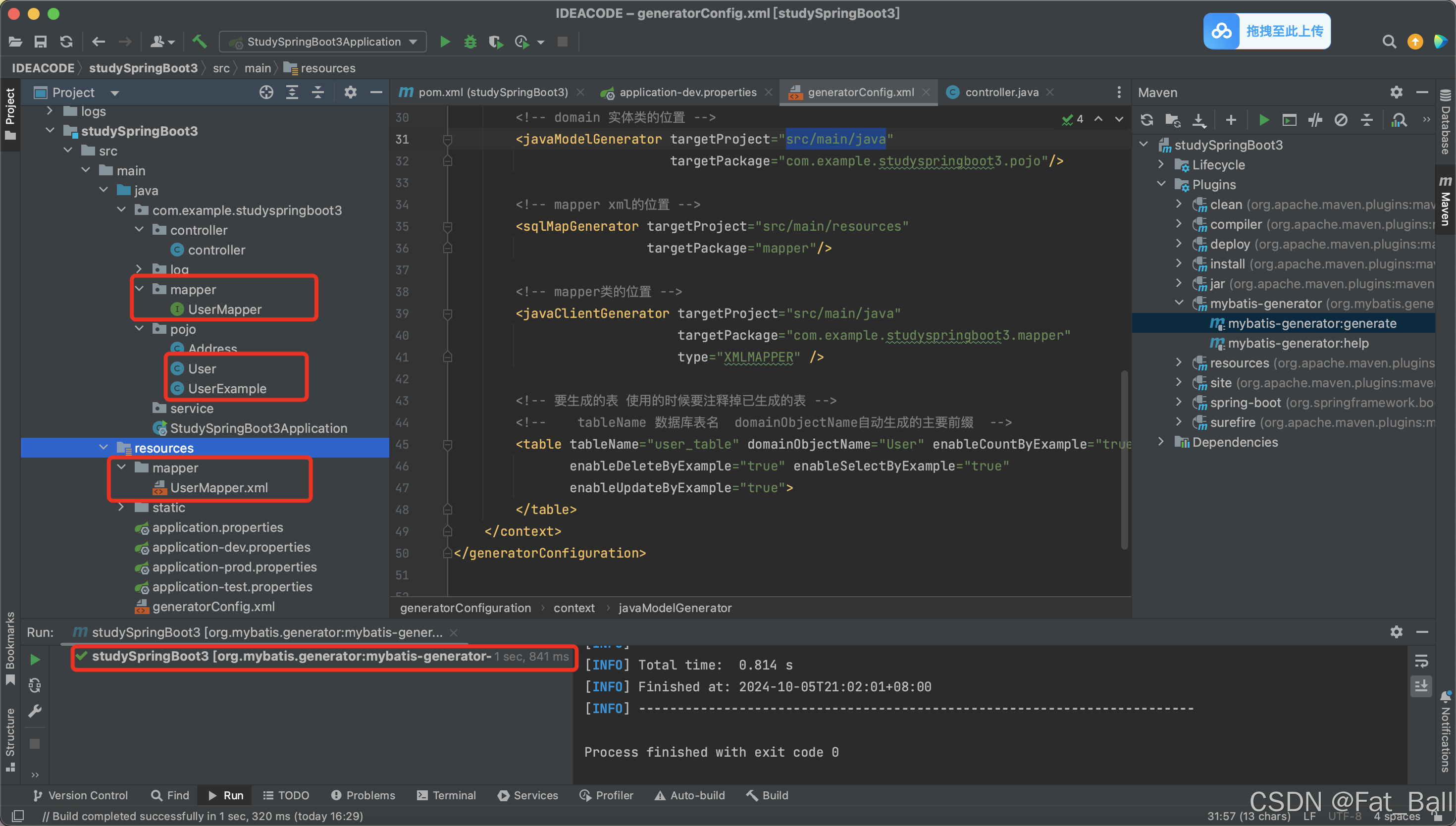 Mybatis-Generator的使用_mybatis-generator-maven-plugin-CSDN博客