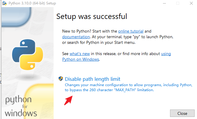 Python环境安装_python安装disable path length-CSDN博客