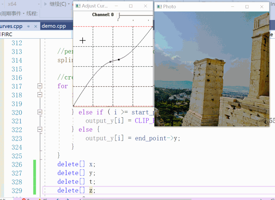 [C++][opencv]基于opencv实现photoshop算法曲线调整_c++实现曲线调整-CSDN博客