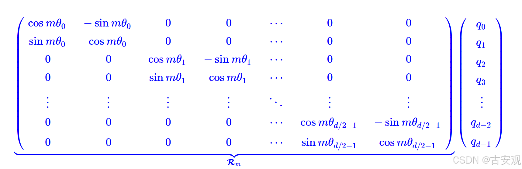 位置编码【2】——旋转位置编码（RoPE）& ALiBi_rope alibi-CSDN博客