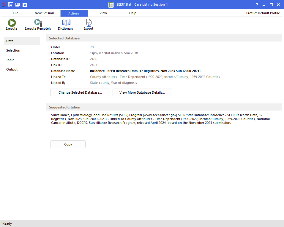 如何在SEER数据库提取数据_seer数据库incidence-CSDN博客