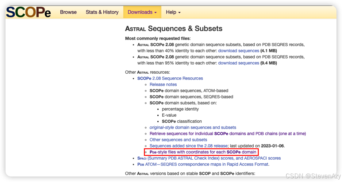 SCOPe数据库本地部署为Foldseek比对数据库-CSDN博客