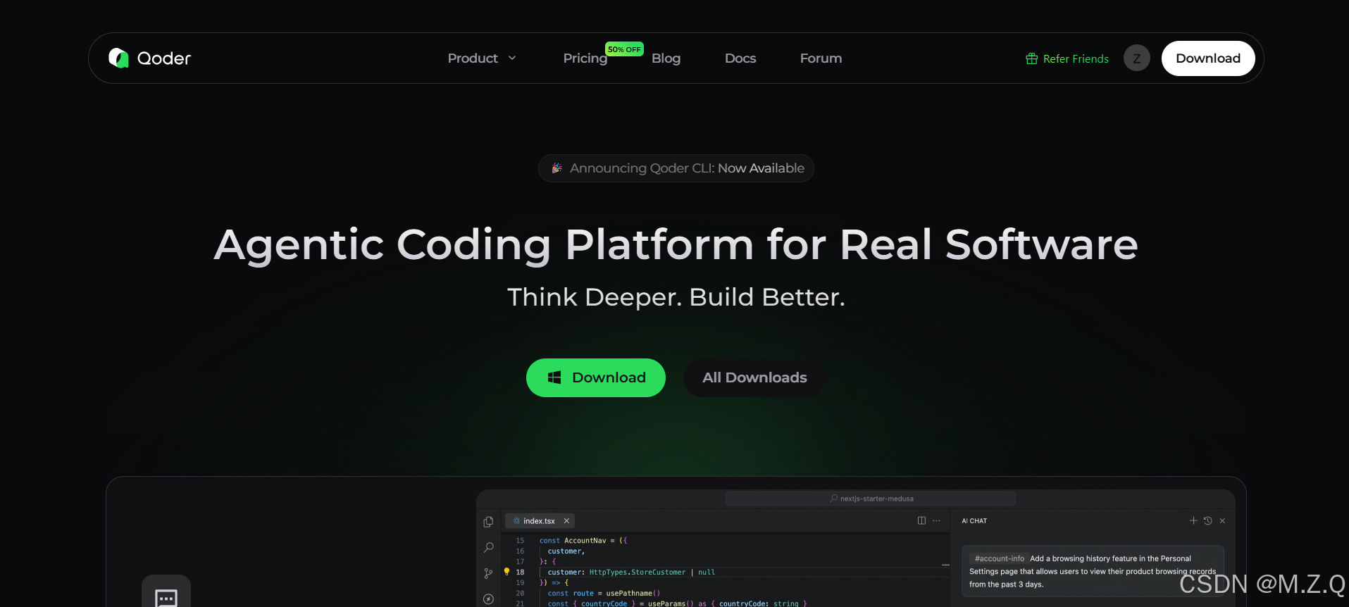 Qoder IDE 深度解析：重新定义 AI 驱动的现代开发体验-CSDN博客