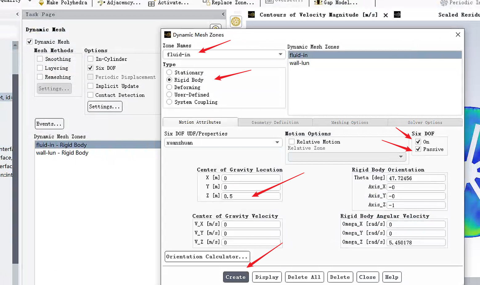 Fluent 涡轮旋转模拟 6DOF 动网格 非网格重构 Fluid induced rotation 水致旋转 案例文件全部打包_fluent 6dof-CSDN博客