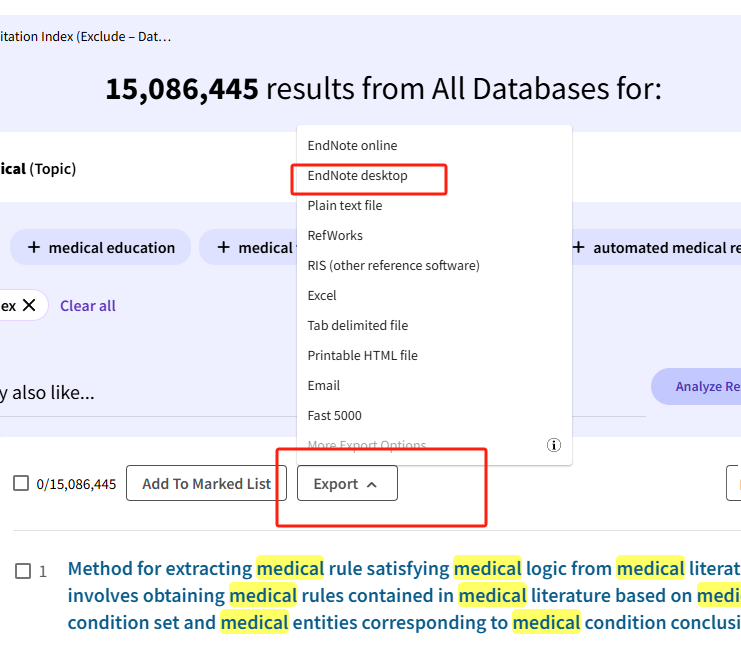 Endnote20 -- web of science/PubMed文献导入、去重_web of science导入endnote-CSDN博客