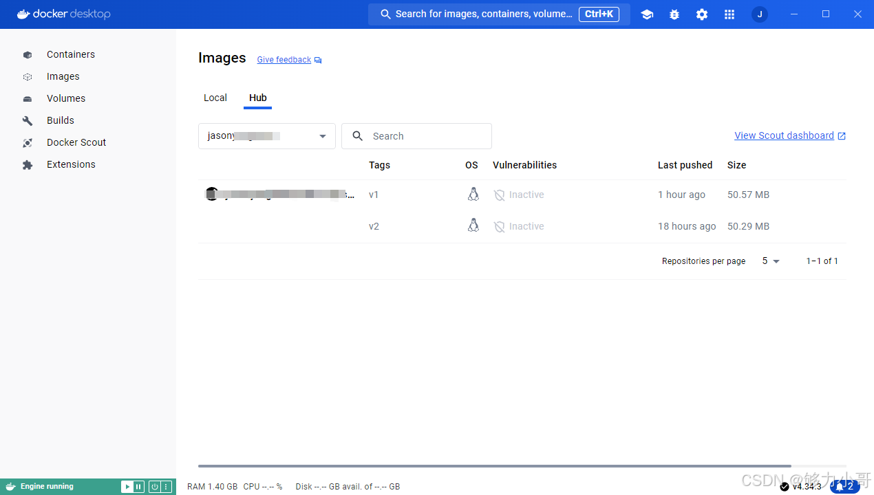 Docker 推送本地镜像到 Docker Hub（命令版）_docker推送镜像命令-CSDN博客