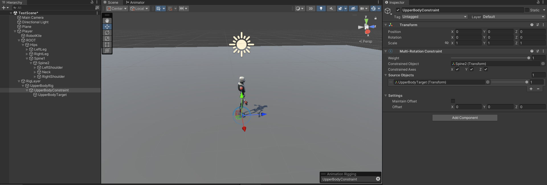 Unity2022（LTS）IK控制（一）腰部IK控制_unity ik控制-CSDN博客