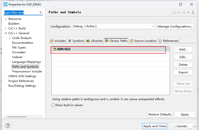 CubeIDE中STM32移植DSP（数字信号处理）库_stm32h7 dsp-CSDN博客
