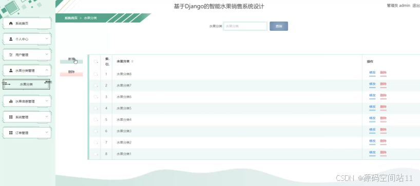 基于pythondjango的智能水果销售管理系统设计与实现 Csdn博客