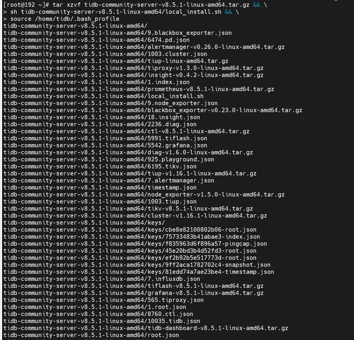 TiDB【快速体验安装篇】04：TiDB【单机模拟部署生产环境集群】【离线】安装部署_tidb单机部署-CSDN博客