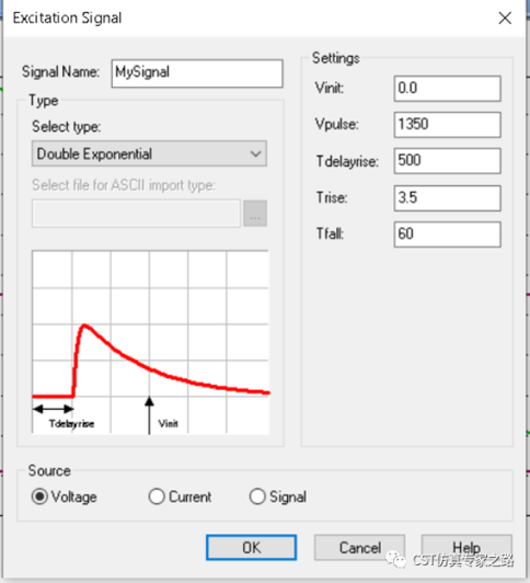 在CST中生成EFT信号源的方法_cst中注入脉冲信号-CSDN博客