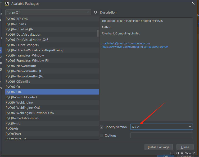 Pycharm Tips01 - 配置Python版本并适配的QT版本 - PyQT6_pycharm配置python version-CSDN博客