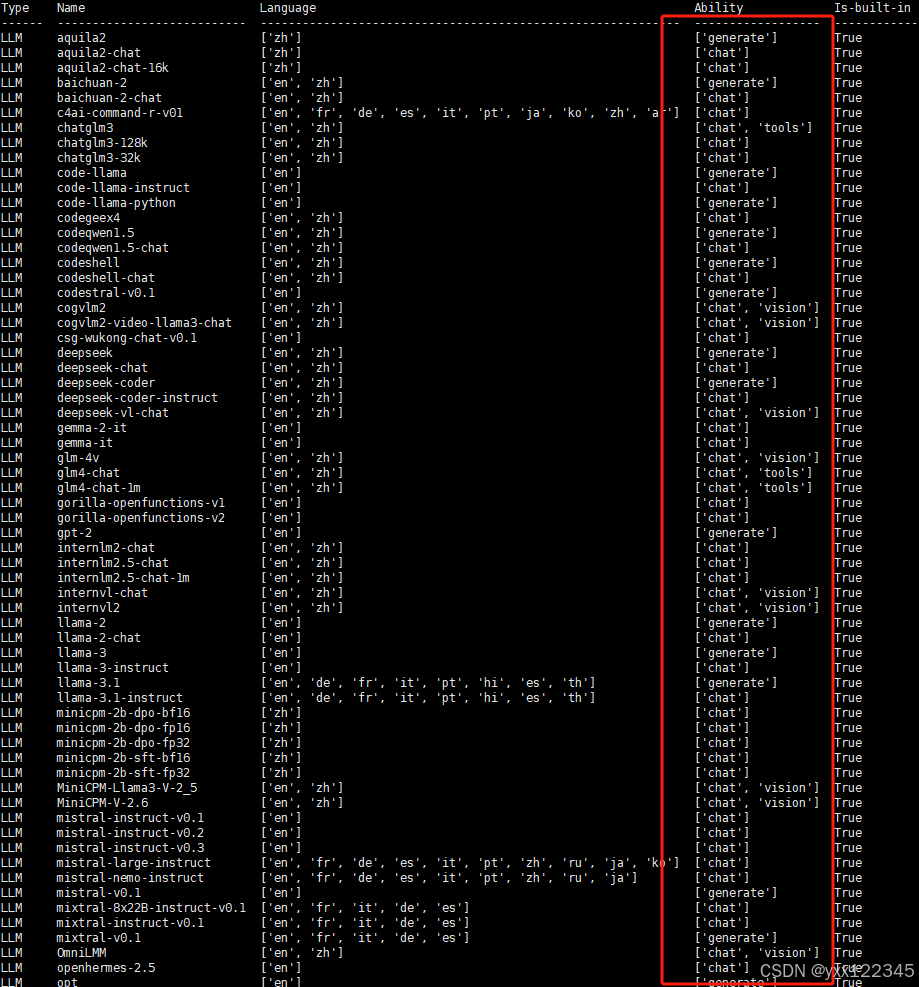 chatchat报错：model_revision=None is not for chat.xinference.api.restful_api 1232406 ERROR Chat ...