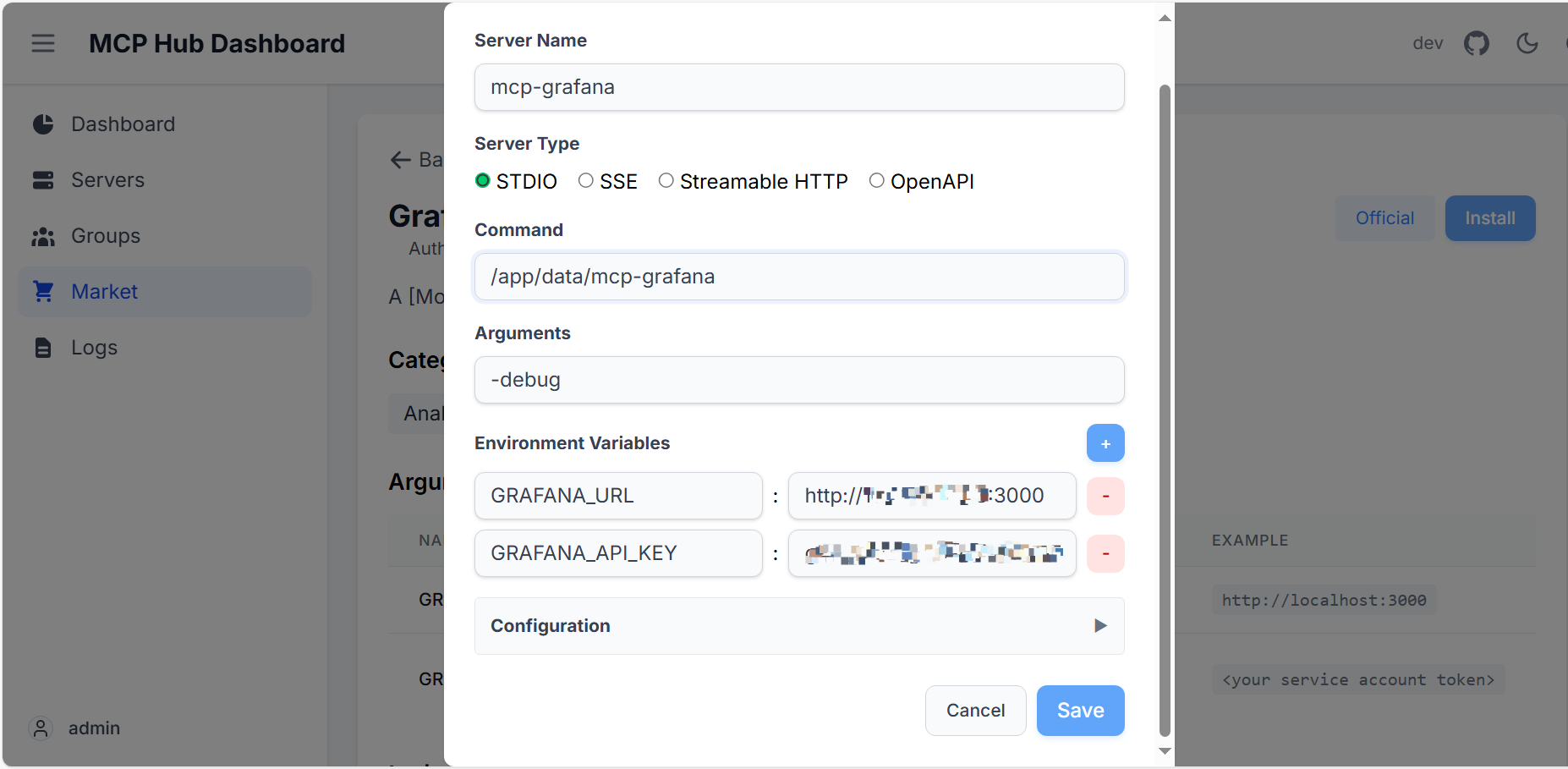 MCPHub部署（以grafana为例）_mcp hub-CSDN博客