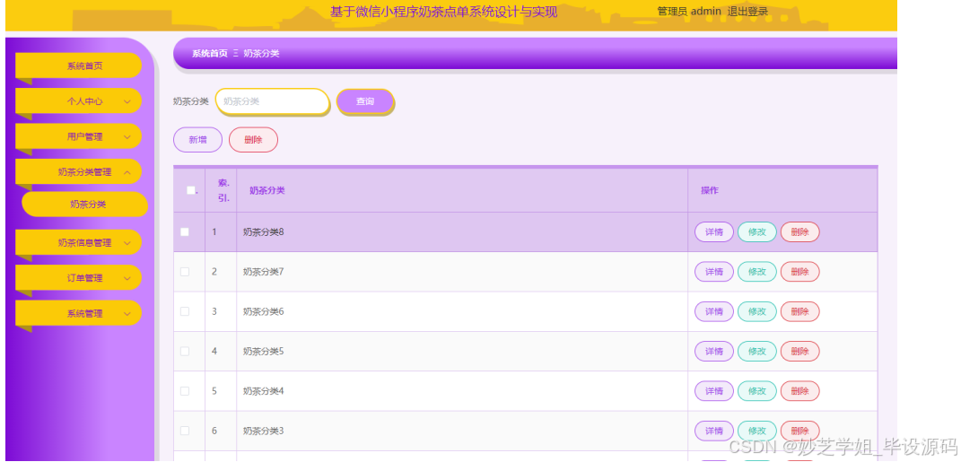计算机毕业设计基于微信小程序奶茶点单系统设计与实现 微信小程序奶茶店管理系统开发 基于微信平台的奶茶店点单与管理一体化系统基于微信小程序实现奶茶点单系统魏晨曦 Csdn博客