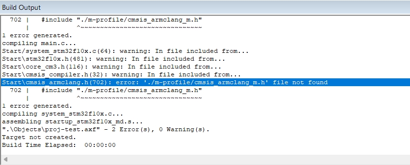 [25-5]解决 江协STM32 Keil编译报错 4 Error(s), 0 Warning(s) , Start/core_cm3.c(445): error: non-ASM state ...