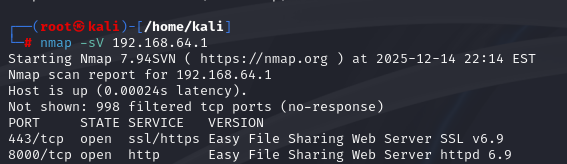 Easy File Sharing Web Server 缓冲区溢出漏洞测试--远程控制-CSDN博客