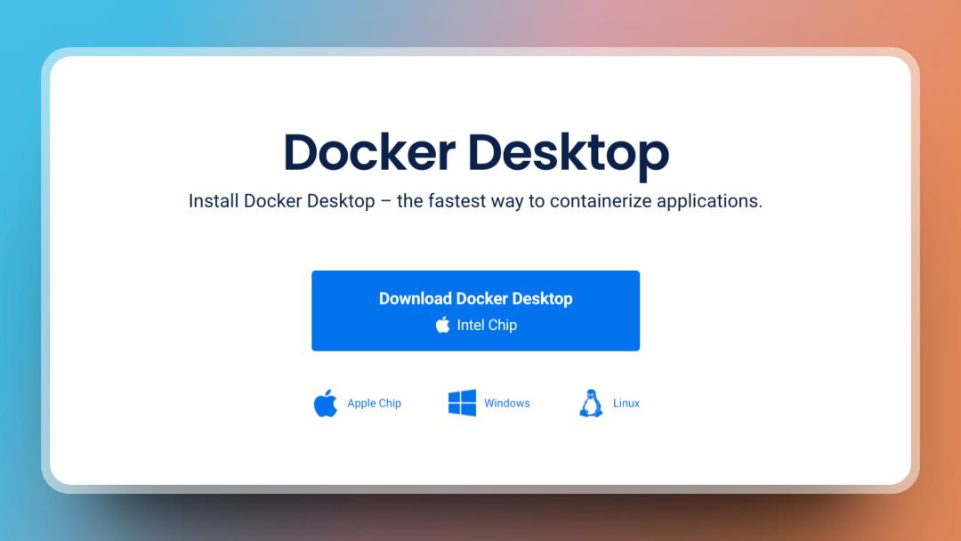 优雅！用Docker瞬间搭建本地开发环境_docker 基于现场环境-CSDN博客