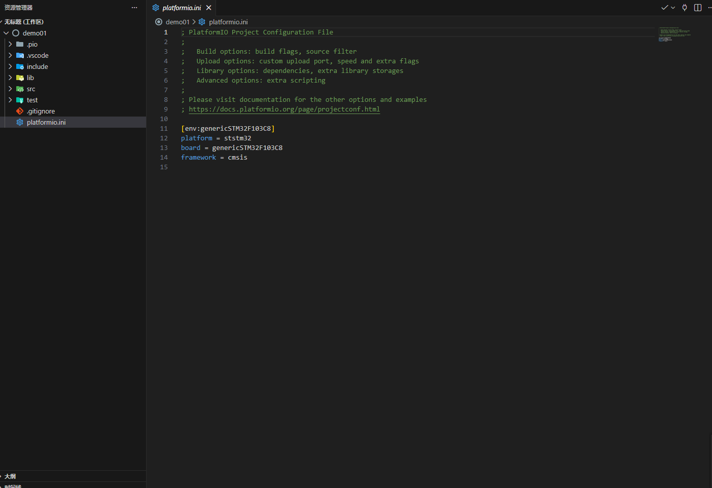 在VsCode+PlatformIO下基于标准库开发STM32_ubuntu platformio开发 stm32-CSDN博客