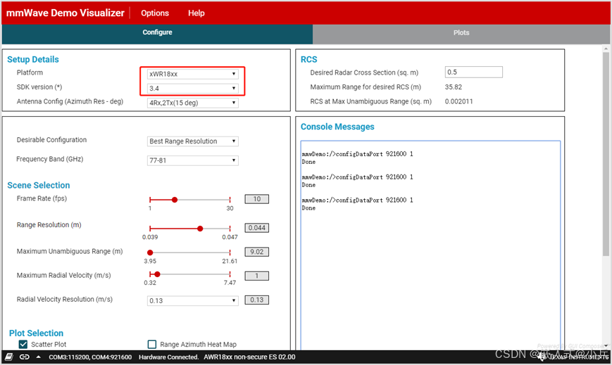 【车载毫米波雷达-入门篇】TI AWR1843 mmWave开发环境搭建_mmwave studio-CSDN博客