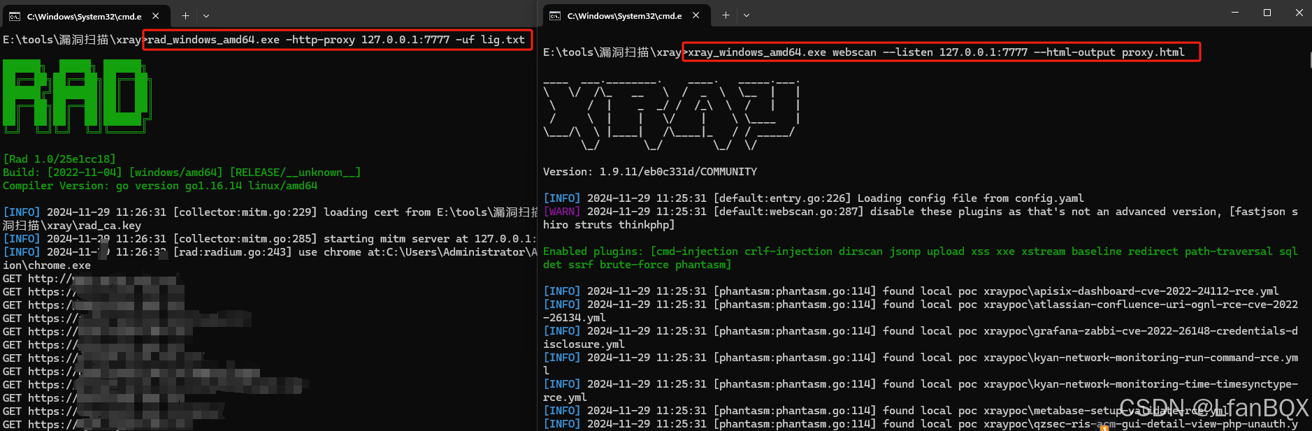 AWVS+BP+XRAY三层联动RAD/BP/浏览器+XRAY二层联动_xray联动bp-CSDN博客