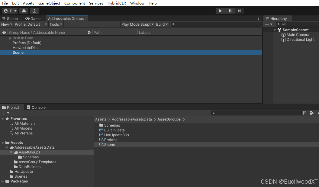 【Unity】HybridCLR和Addressable_unity hybridclr-CSDN博客