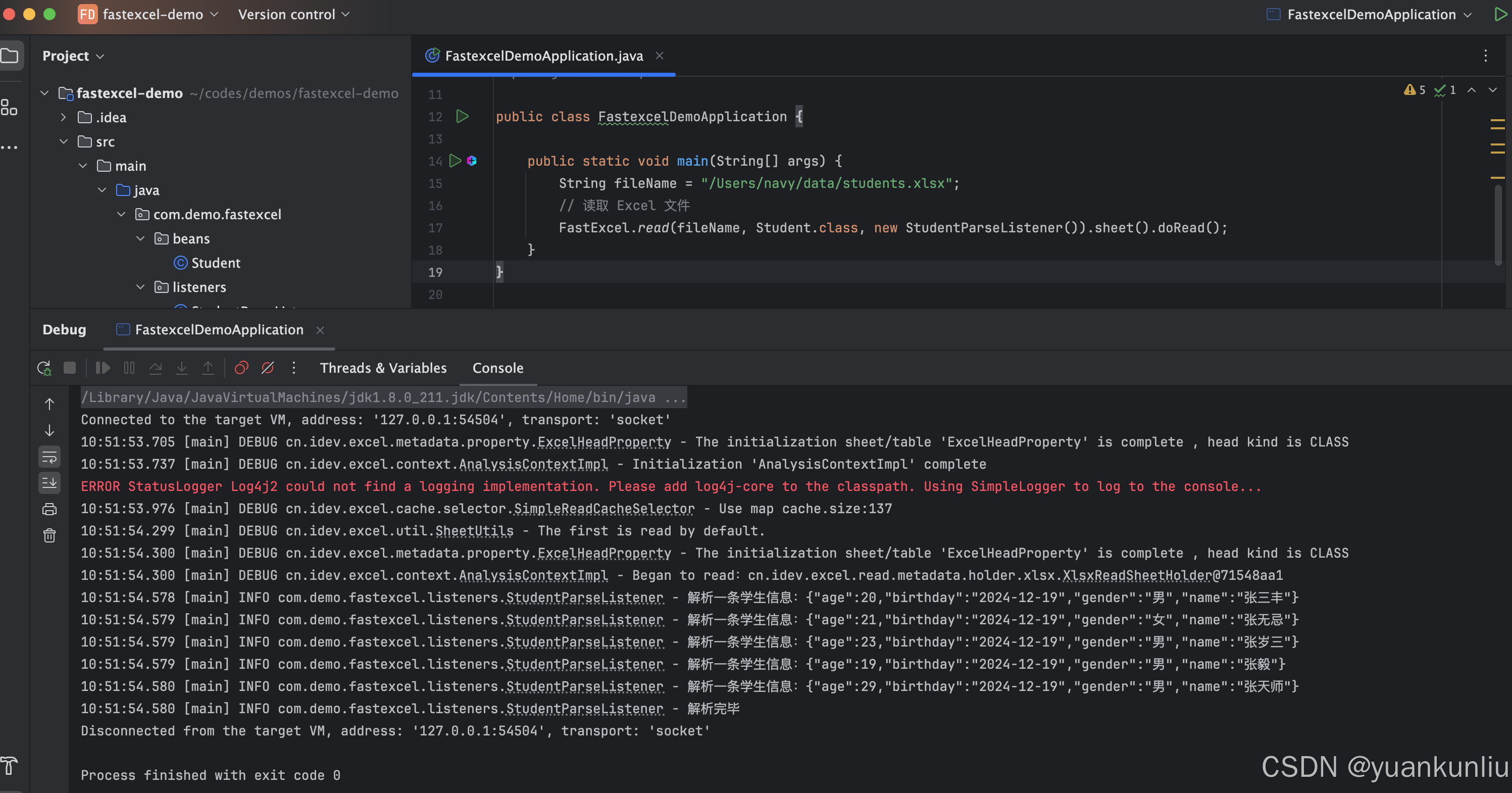 fastexcel读写Excel-CSDN博客