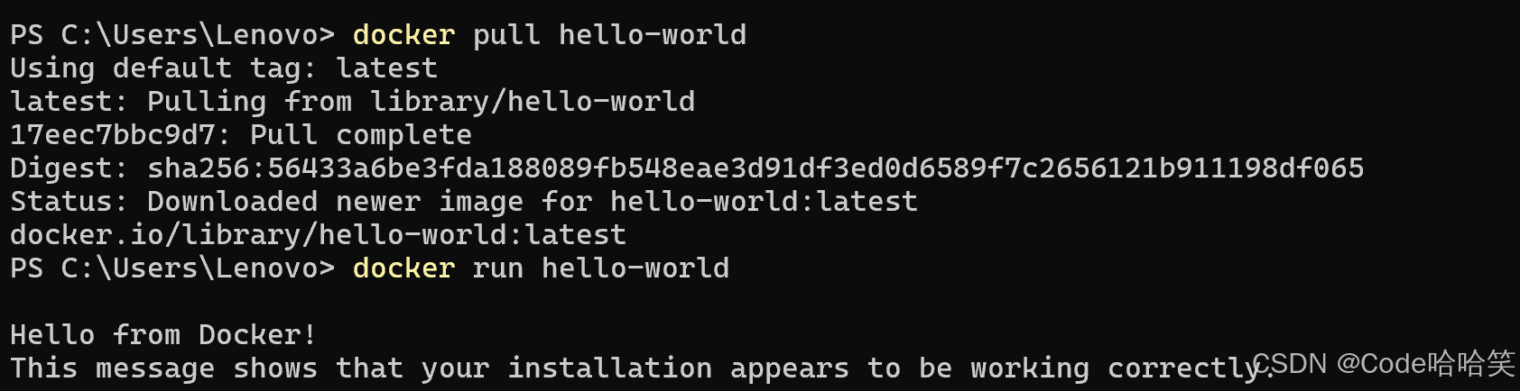 【快速上手Docker】安装并使用DockerDesktop，在Windows安装Docker，在Ubuntu上安装Docker，VSCode连接Docker容器-CSDN博客
