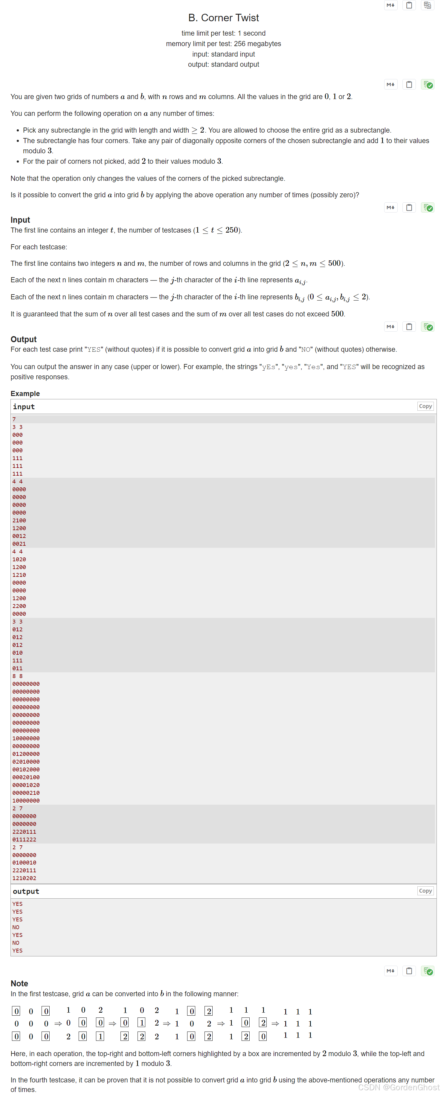 Corner Twist（Round 956）-CSDN博客