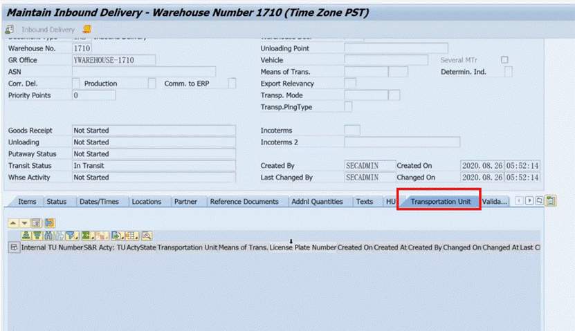 SAP EWM学习笔记之EWM里面的INBOUND DELIVERY_sap 中inbound delivery表中哪个是shipment ...