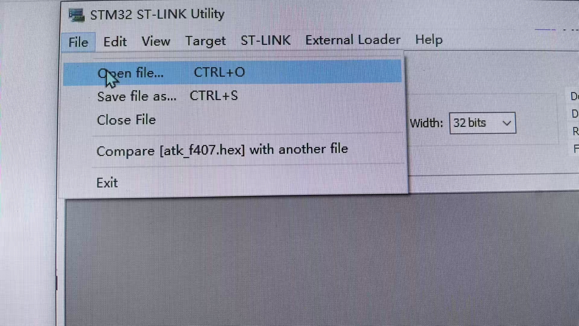 用STM32 ST-LINK Utility软件烧录代码到STM32F407中_stlink烧录软件-CSDN博客
